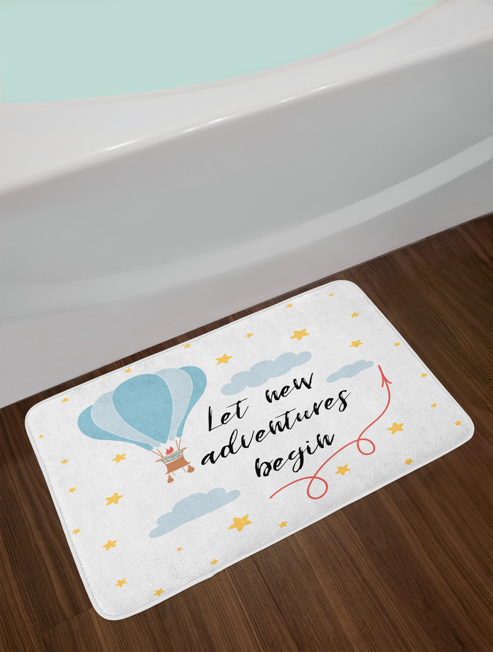 East Urban Home Lenelle Bath Mat | Wayfair
