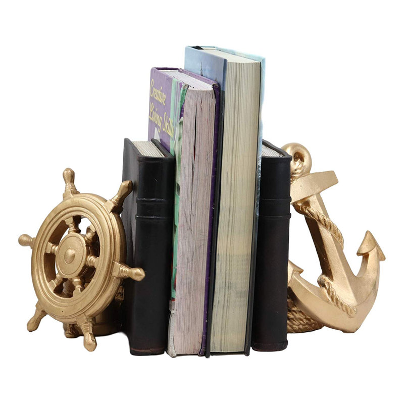 Breakwater Bay Nautical Coastal Marine Home Decor Ship Anchor And ...