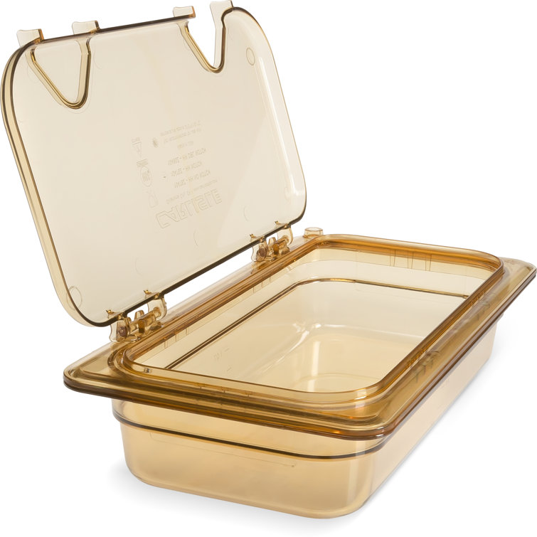 Carlisle Food Service Products Rectangle Glass Food Storage Container ...