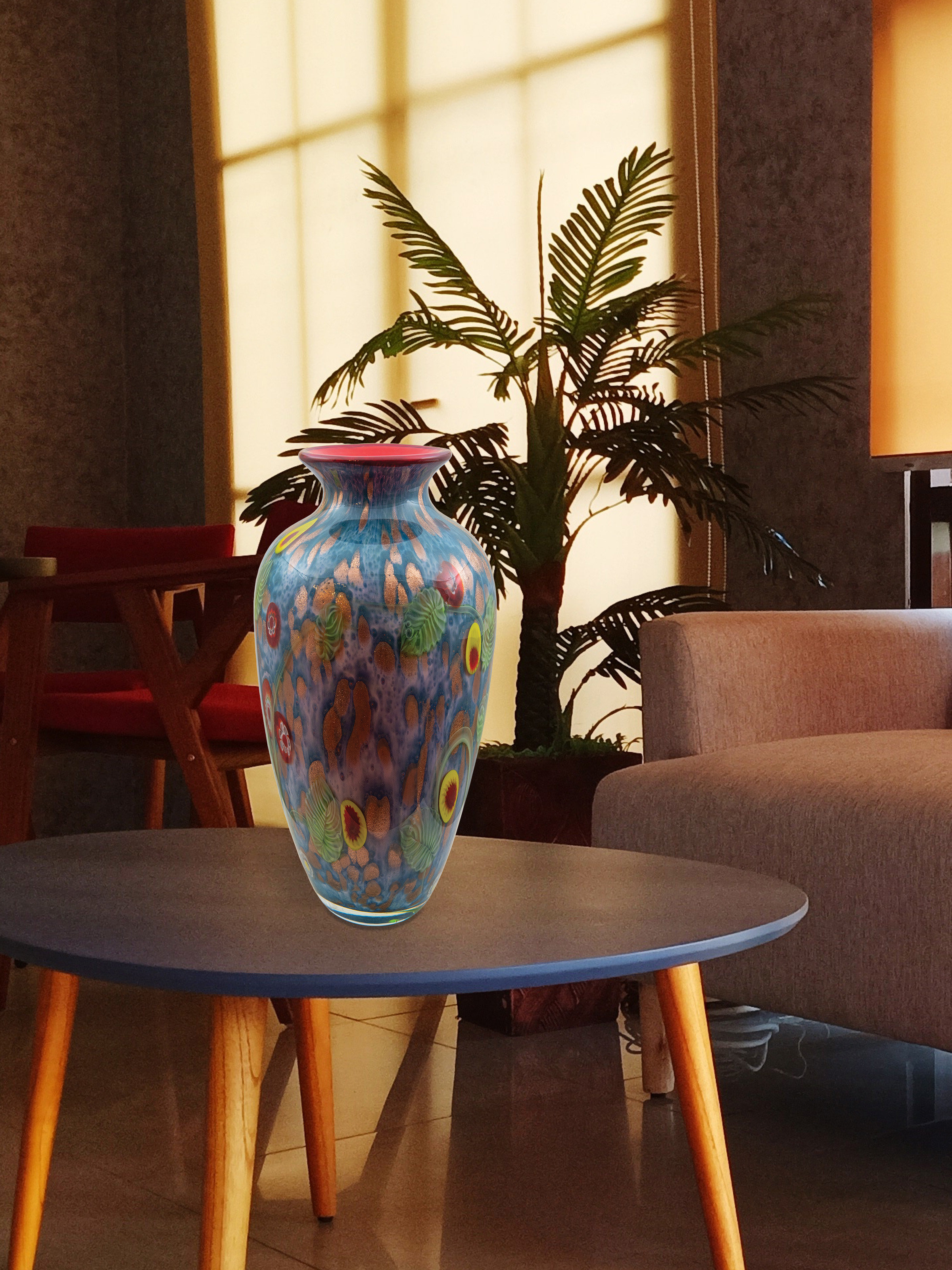 Dale Tiffany Glass Table Vase | Wayfair