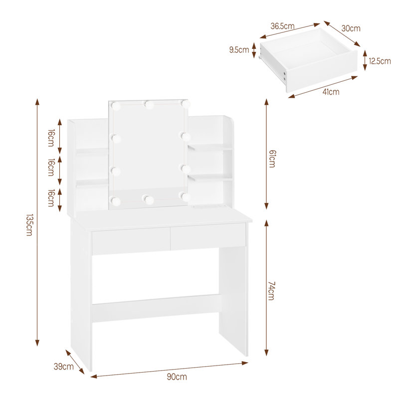 17 Stories Stancuta Dressing Table & Reviews | Wayfair.co.uk