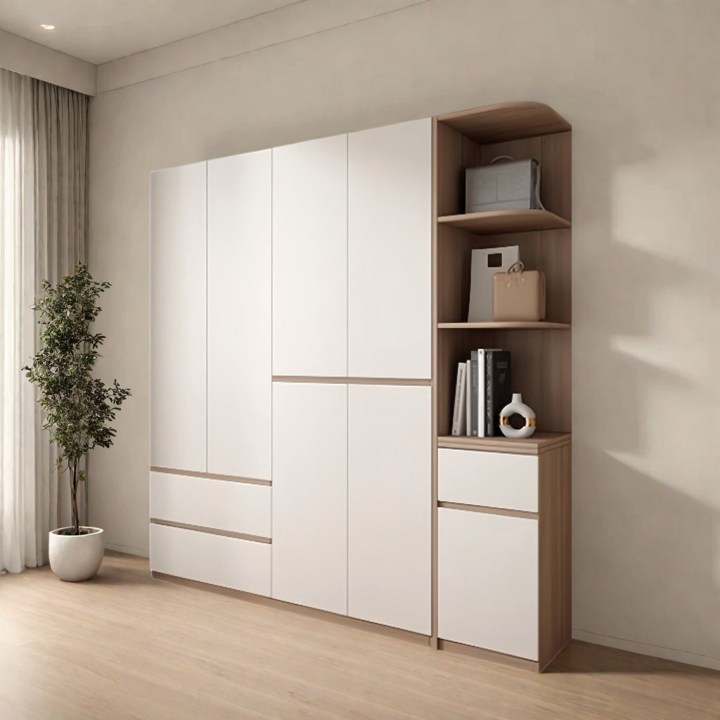 marlao Modern Simple Fashion Wardrobe | Wayfair