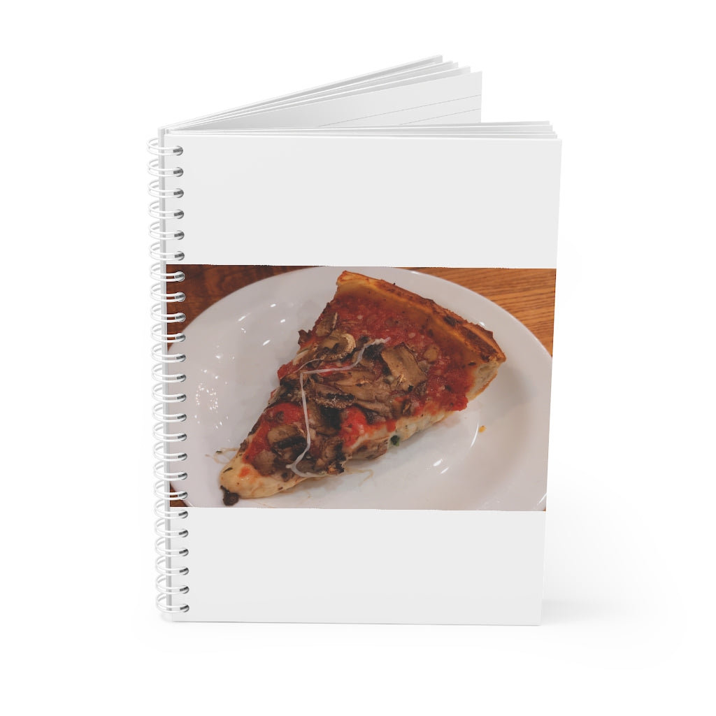 Marick Booster Pizza on Plate Spiral Notebook | Wayfair