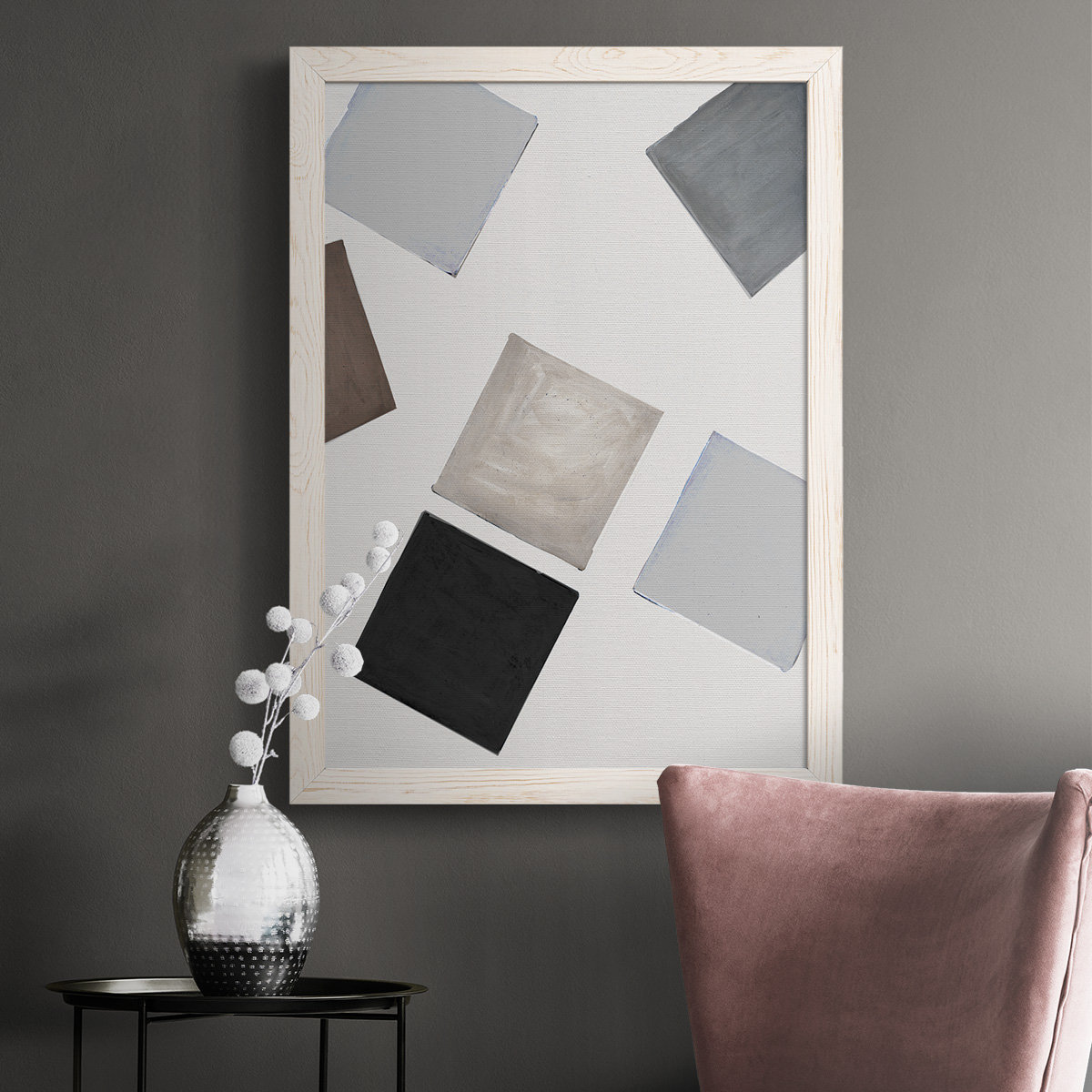 George Oliver Block Encounter Revisit I-Premium Framed Canvas - Ready ...