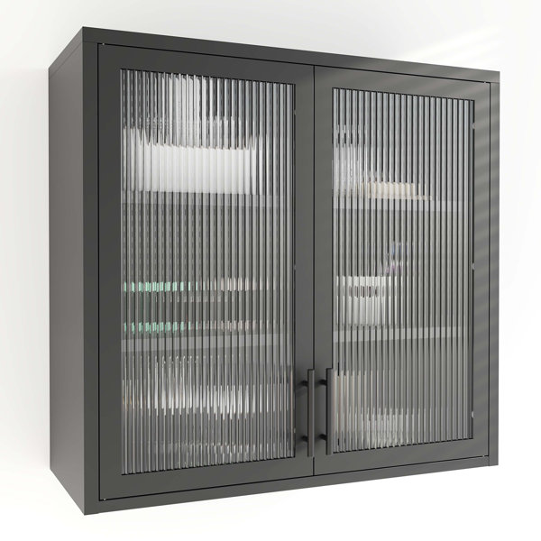 Latitude Run® Retro Style Wall Mounted Cabinet Table-Top Storage ...