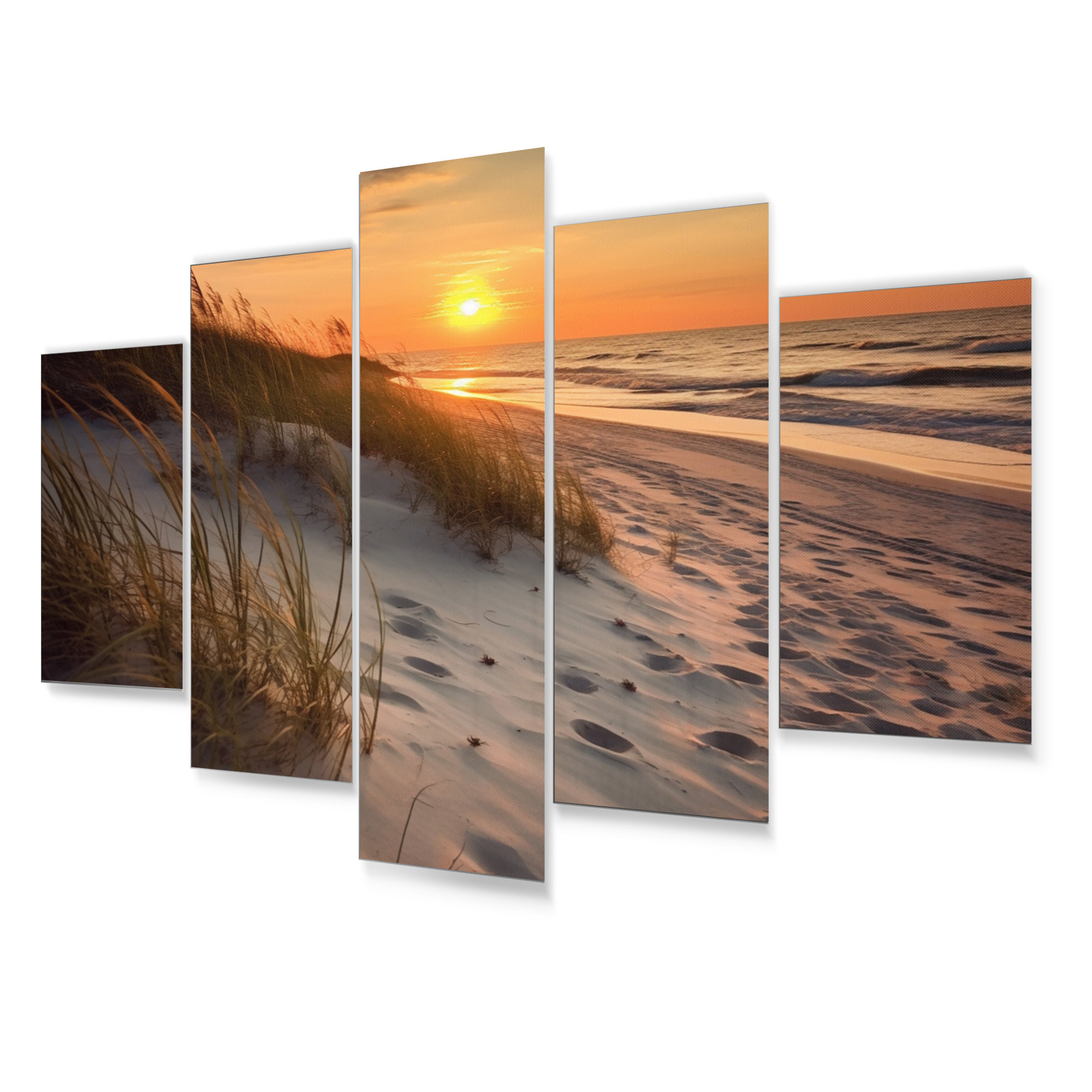 Dovecove Alabama Golden Hour At Gulf Shores III - Alabama Metal Wall ...