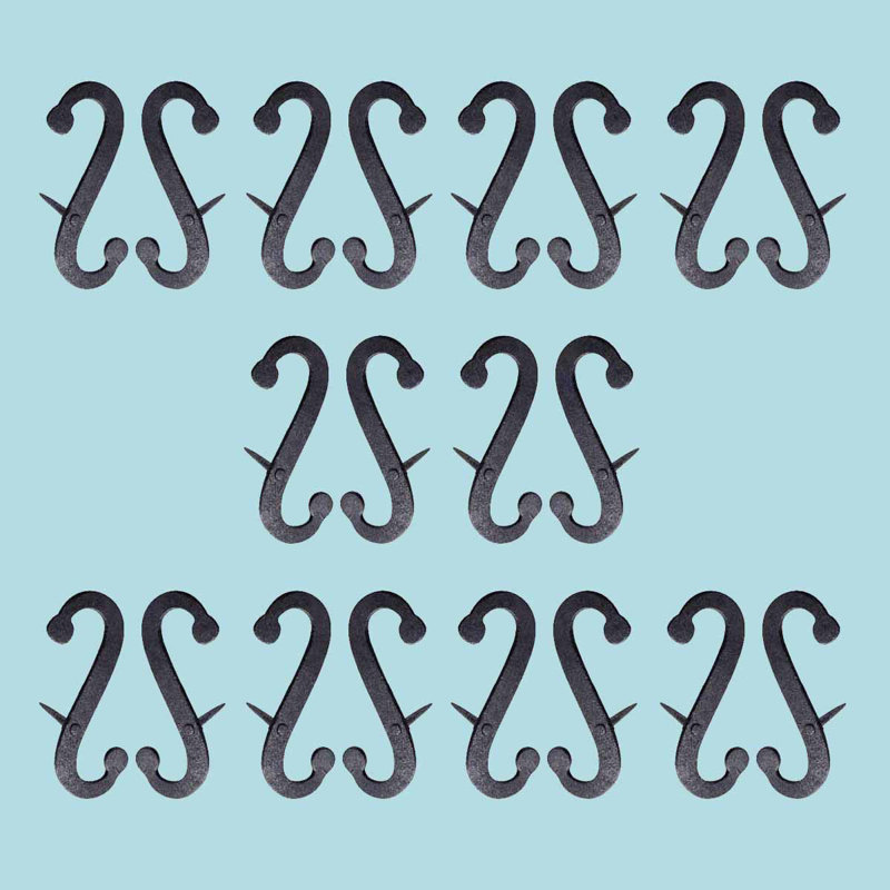 The Renovators Supply Inc. Shutter Dog Scroll Wrought Iron Masonry ...