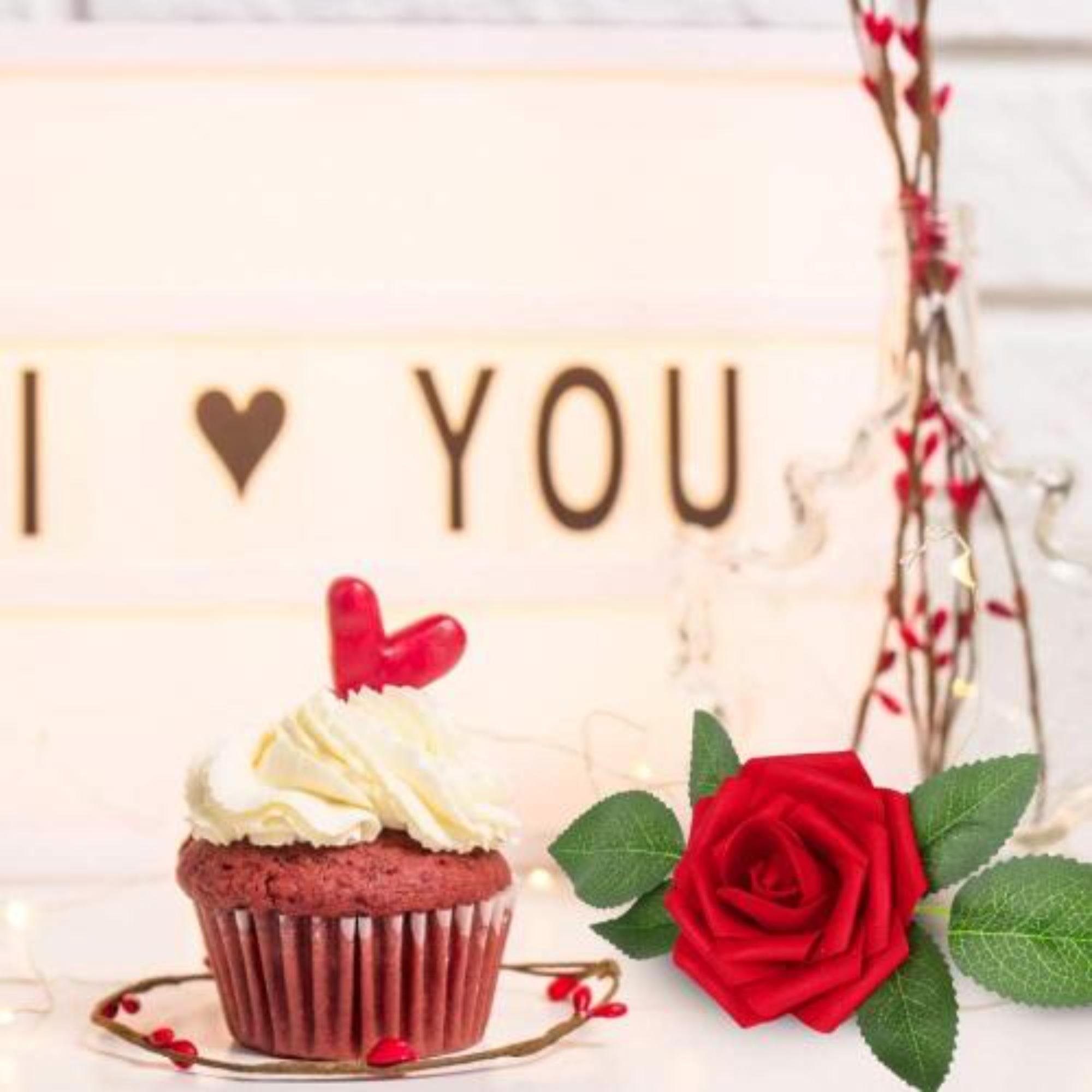 Primrue Artificial Flower Rose 25Pcs Real Looking Fake Roses W/Stem For ...