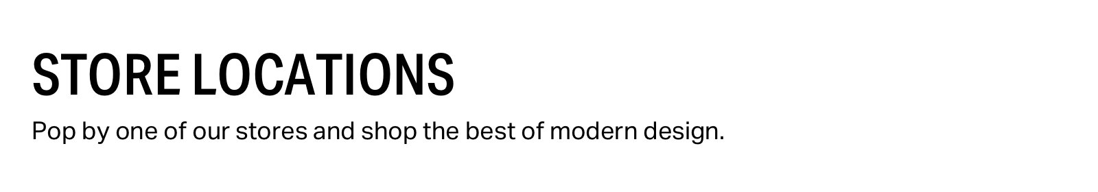 AllModern Store Locator | AllModern