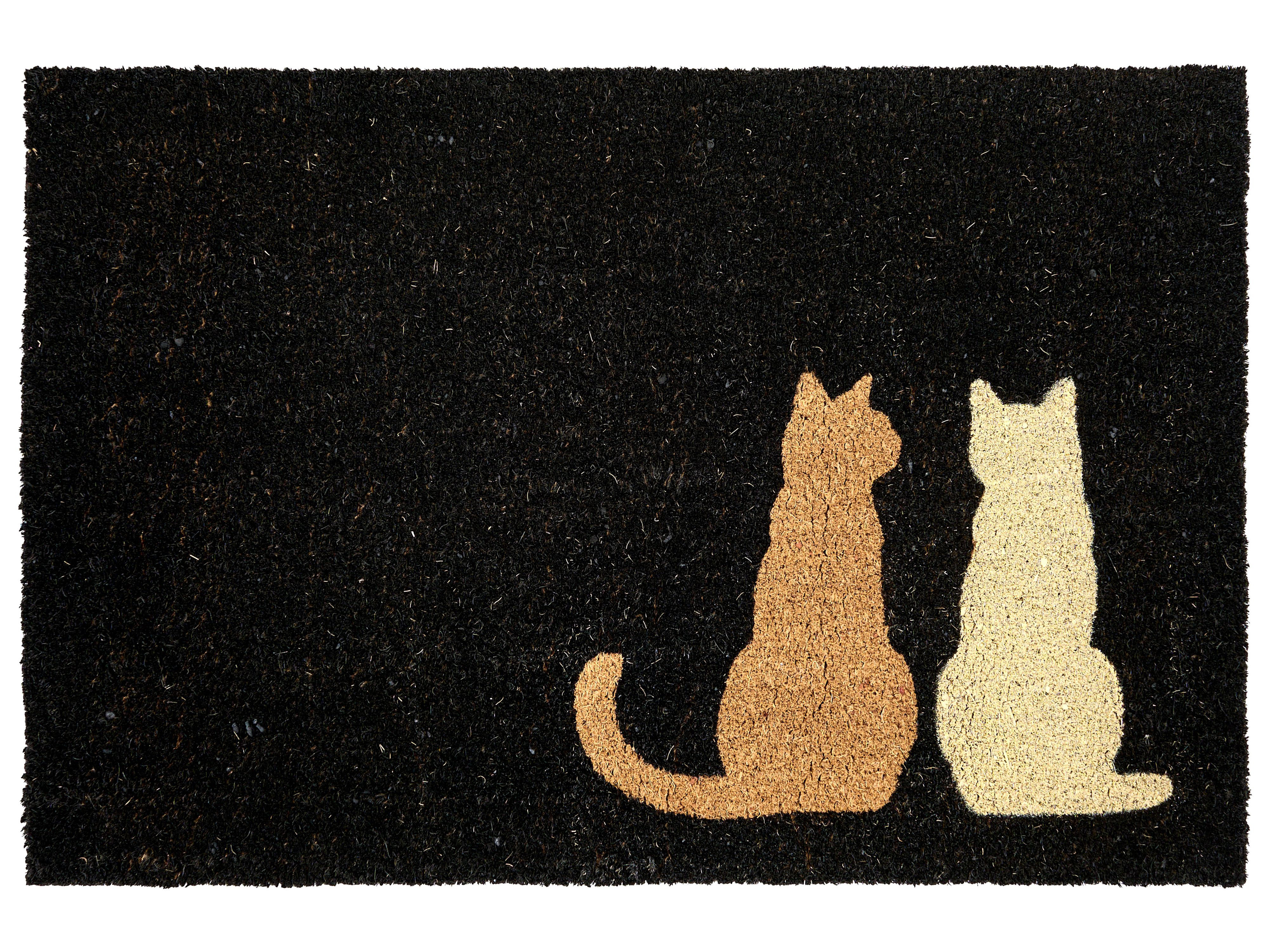 Lark Manor Doormat NAPALIT Black 60 x 90 cm Cat Coir | Wayfair.ie