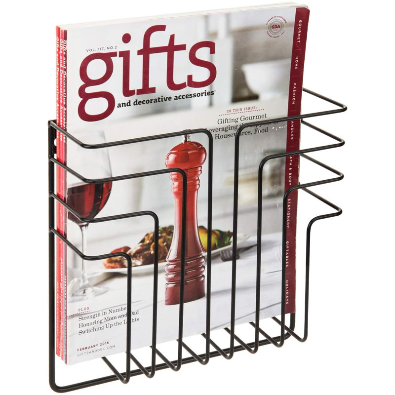 Rebrilliant Gailynn Wall Mounted Magazine Rack & Reviews | Wayfair
