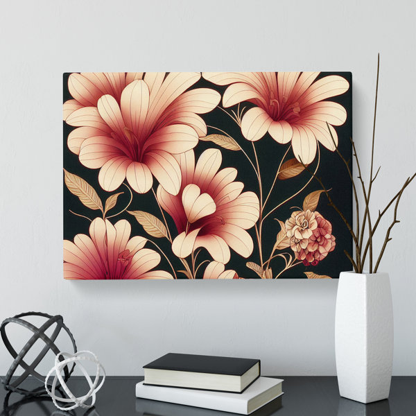 ClassicLiving XXX-H1022-WF-8332X Stimulating Flowers - Wrapped Canvas ...