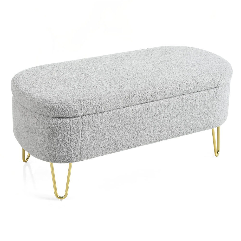 Mercer41 Oval Storage Bench | Wayfair