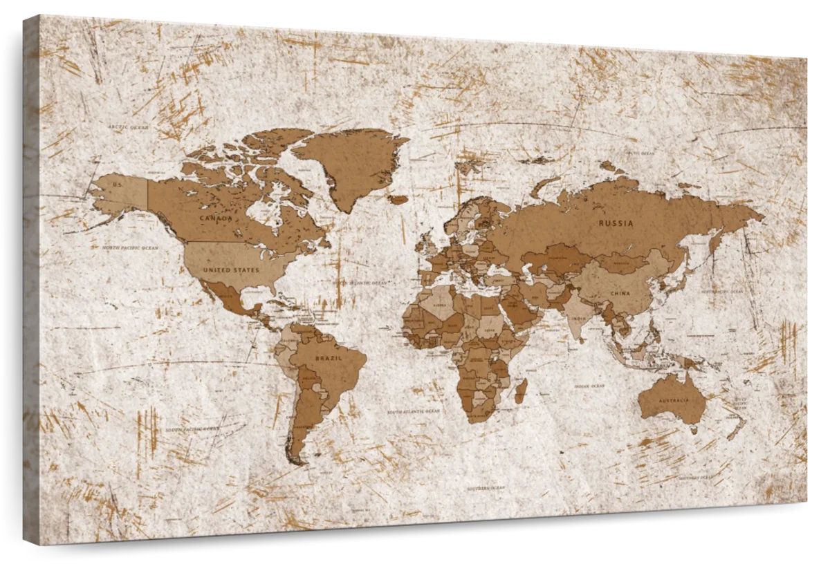 Trinx Carte du monde Keimar - Wayfair Canada