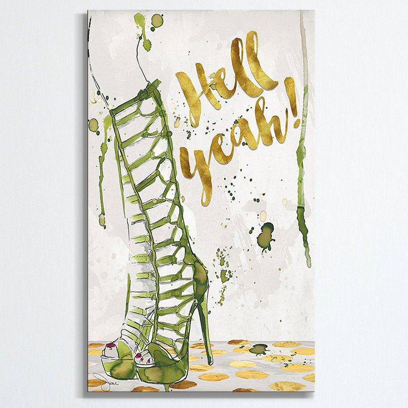Picture Perfect International 'Hell Yeah' Graphic Art Print - Wayfair ...