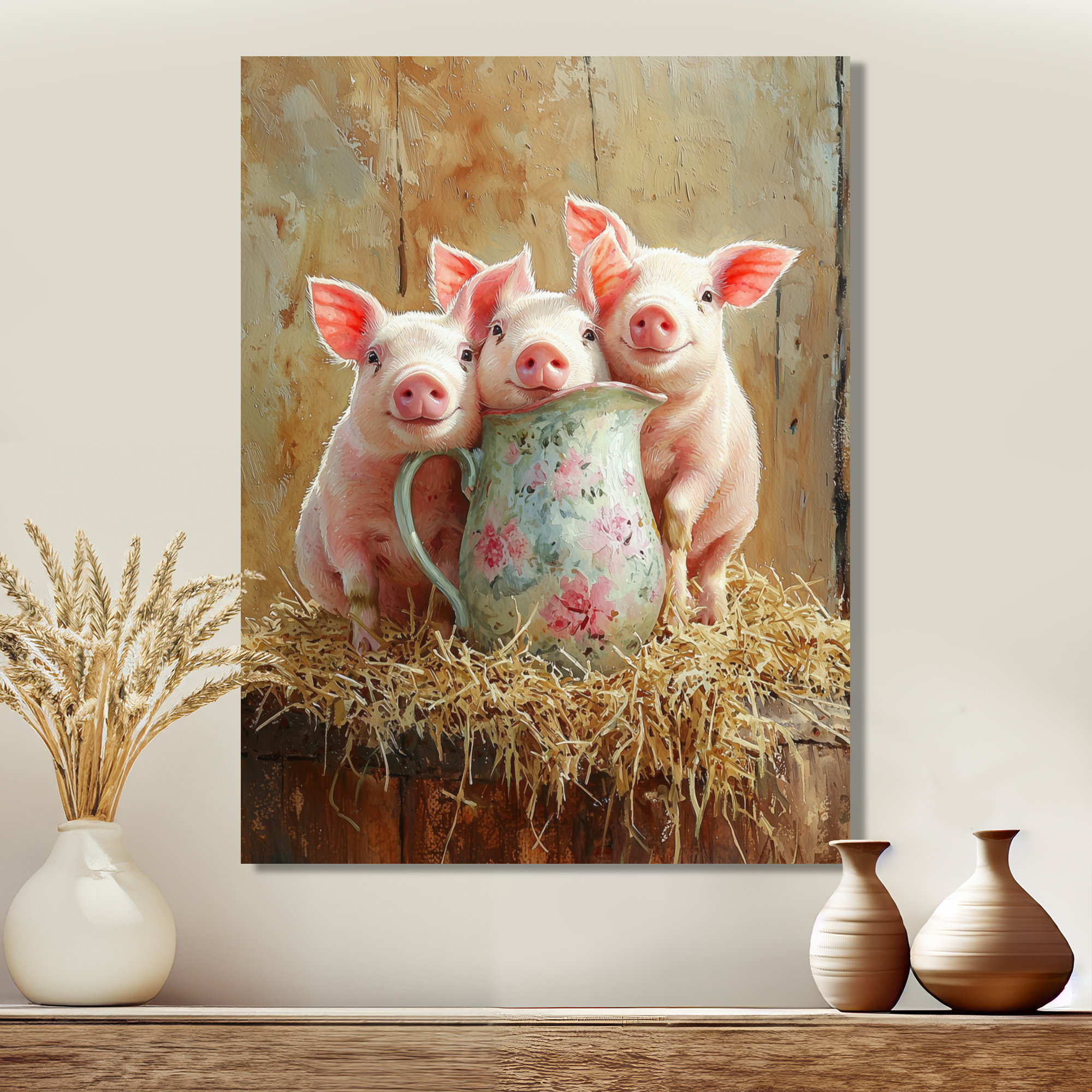 Gracie Oaks Grose - Animals Canvas Art Print | Wayfair
