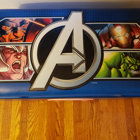 Delta Children Marvel Avengers Faux Leather Upholstered Storage Bench ...