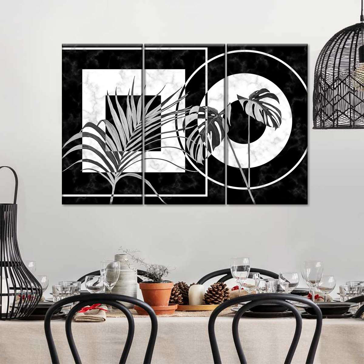 Bay Isle Home™ Simple Deco Leaves 3 Pieces | Wayfair