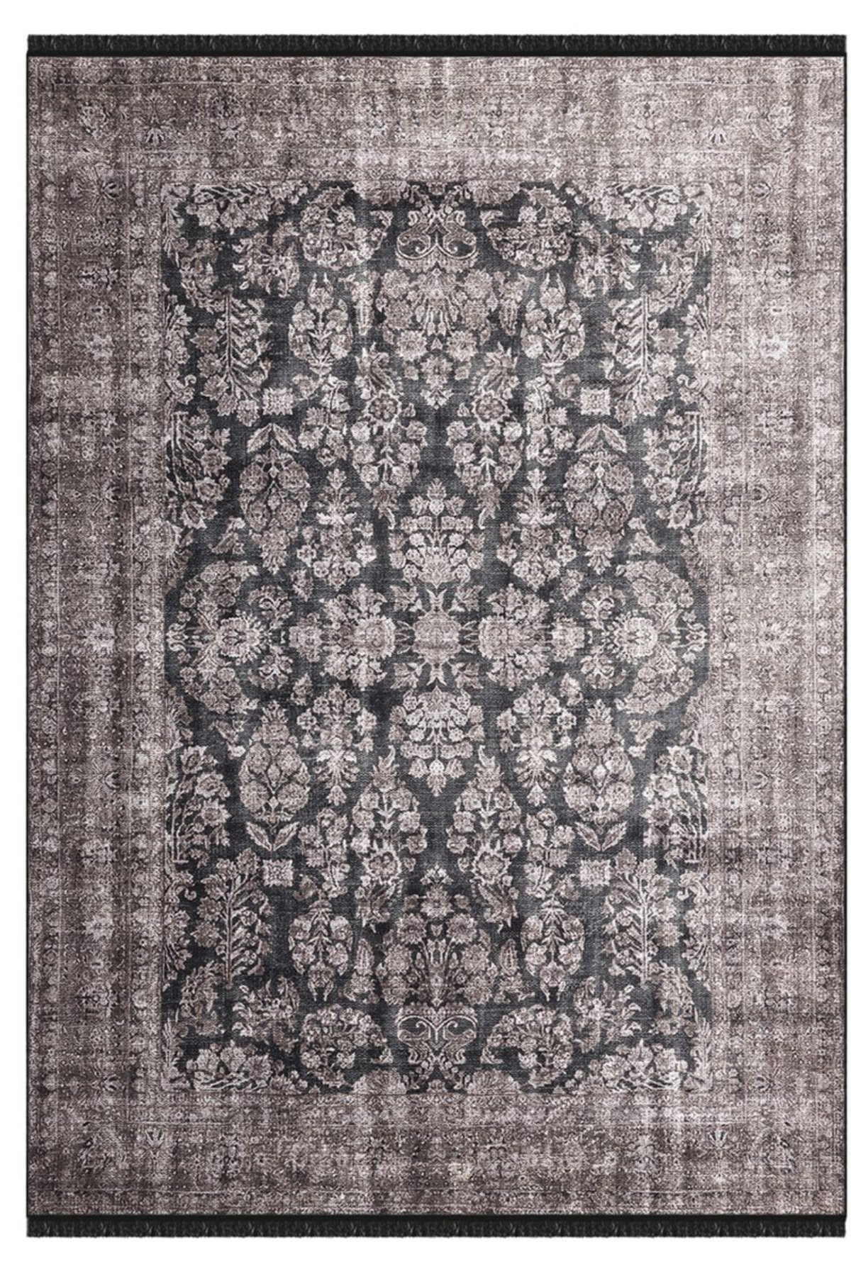 Rugpera Vahakn Grey And Anthracite Color Toile Design Carpet Machine ...