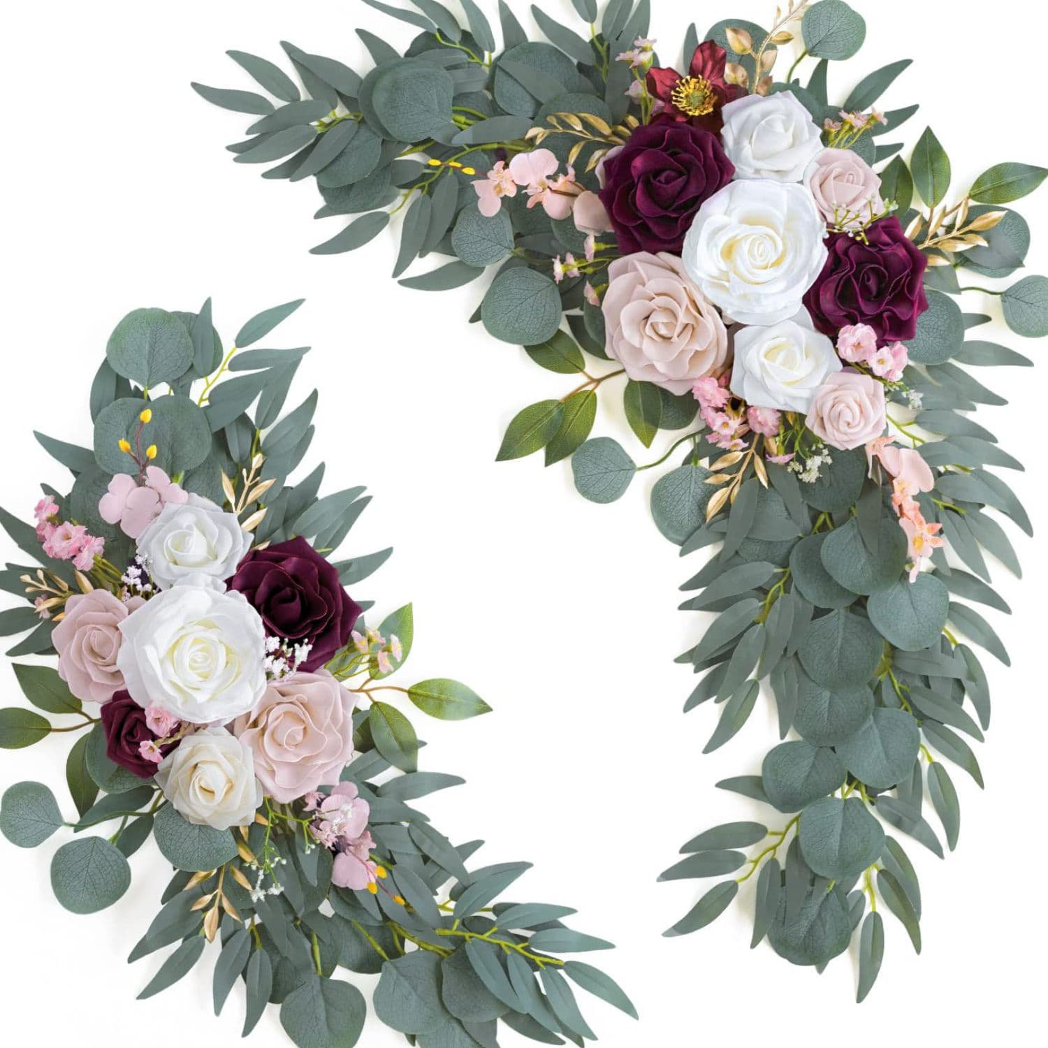 Primrue Artificial wedding arch flowers for welcome signs and ceremony ...