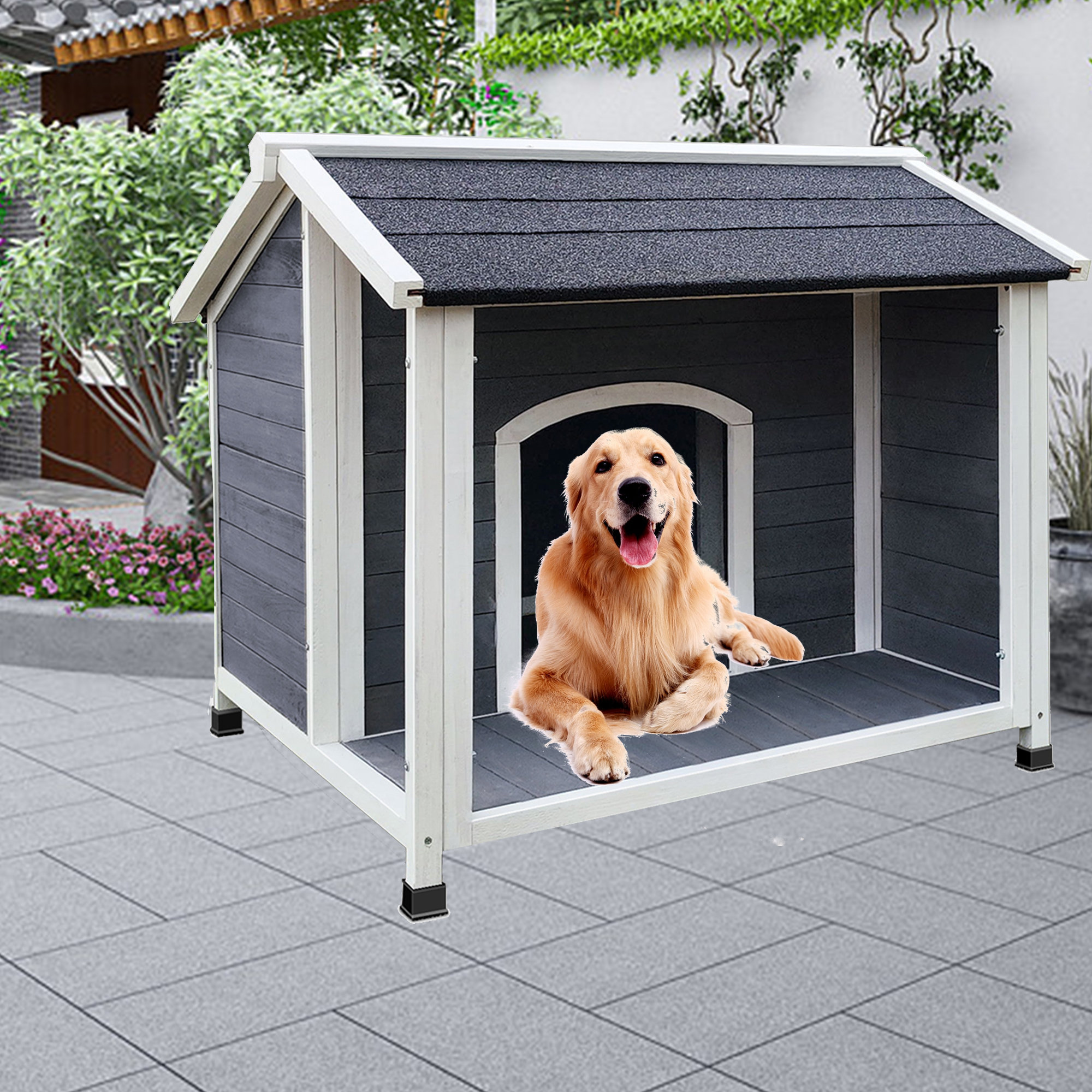 Tucker Murphy Pet™ Christopher-John Wood Portable Dog House - Wayfair ...