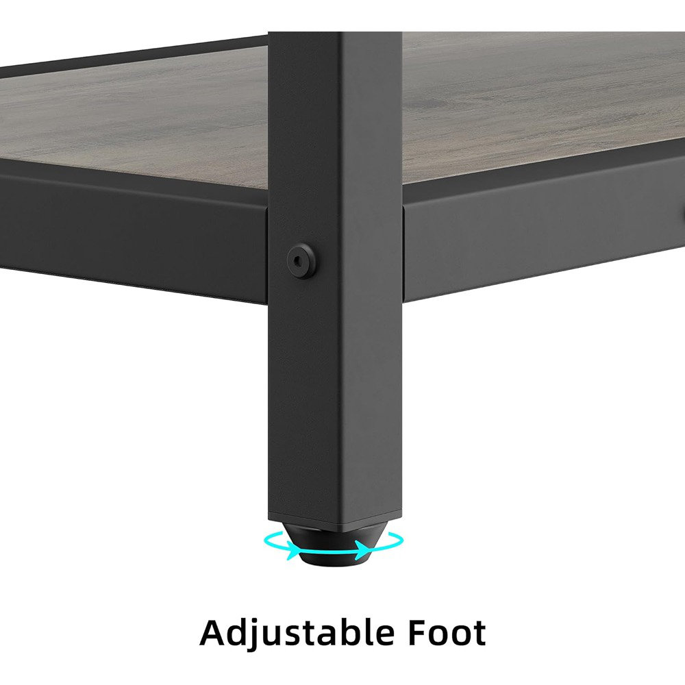 17 Stories Coat Rack Shoe Bench Industrial Hall Tree Storage Ben ...