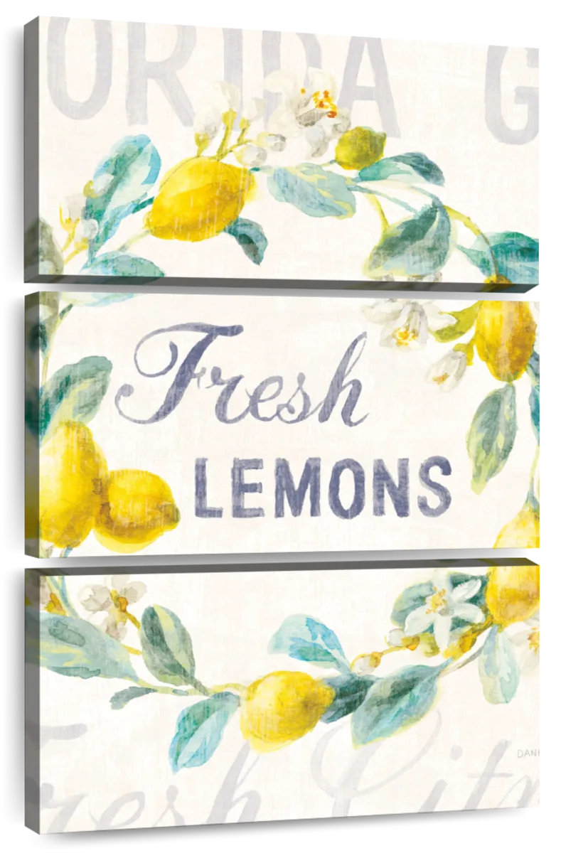 Trinx Kema Floursack Lemon Bright Wall Sign - Wayfair Canada