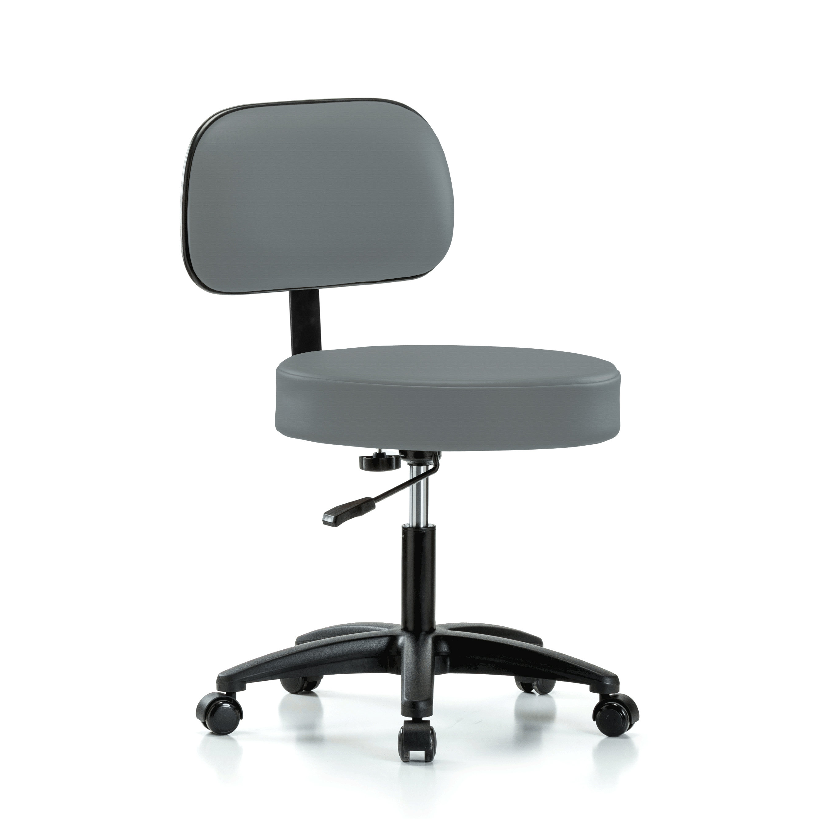 Perch Chairs & Stools PERCH Walter Height Adjustable Exam Stool with ...