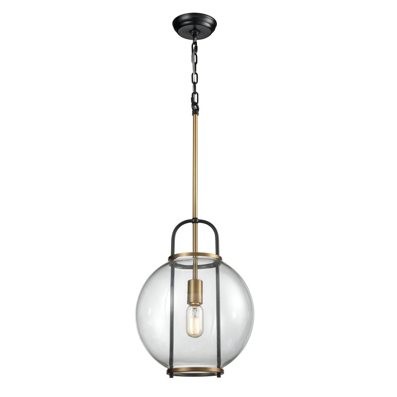 Wade Logan® Palco 1 - Light Single Globe Pendant "& Reviews" | Wayfair