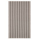 Riter Ticking Stripe Navy/Ivory Handwoven Indoor/Outdoor Rug | Birch Lane