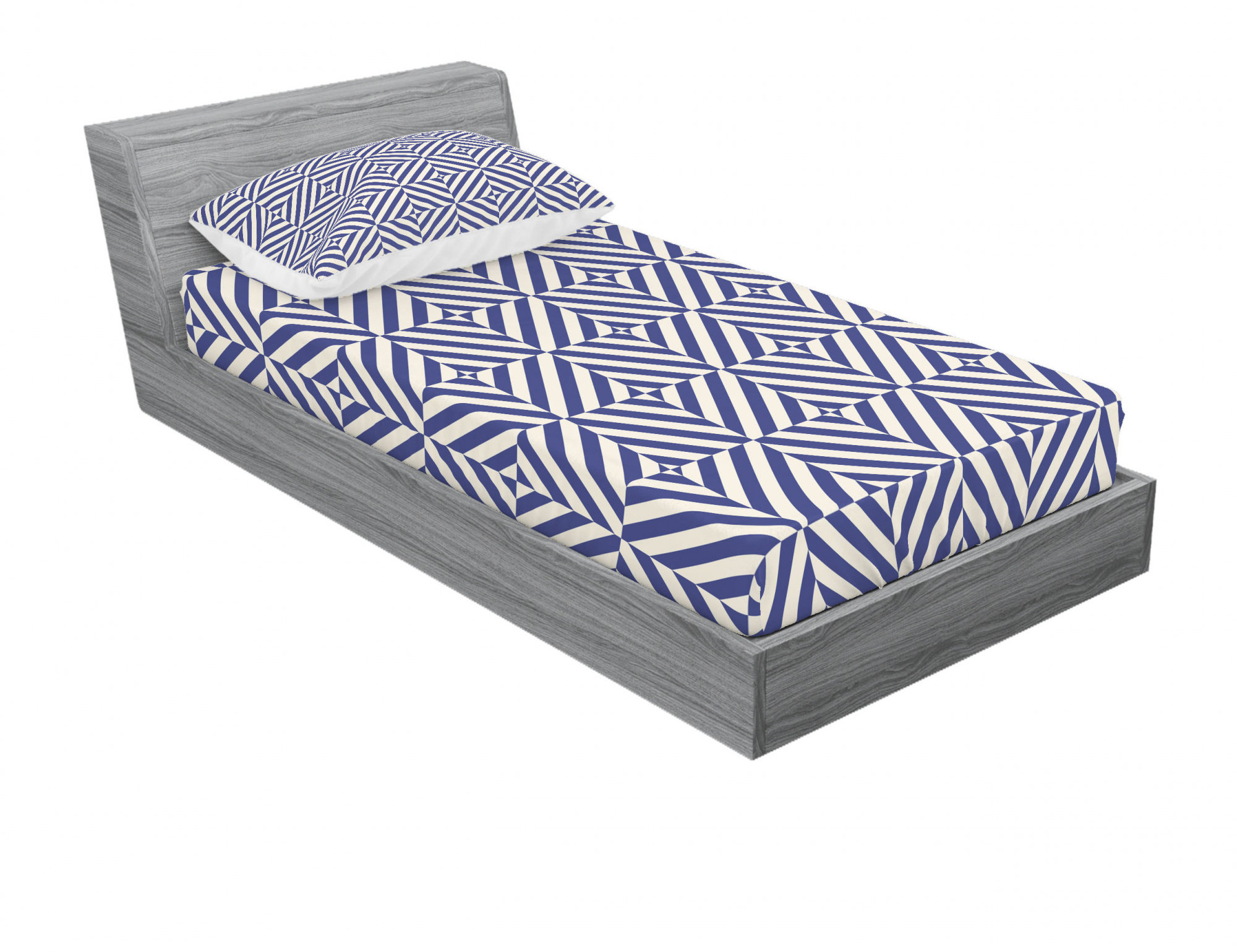 Ambesonne Symmetrical and Asymmetrical Geometric Sheet Set | Wayfair