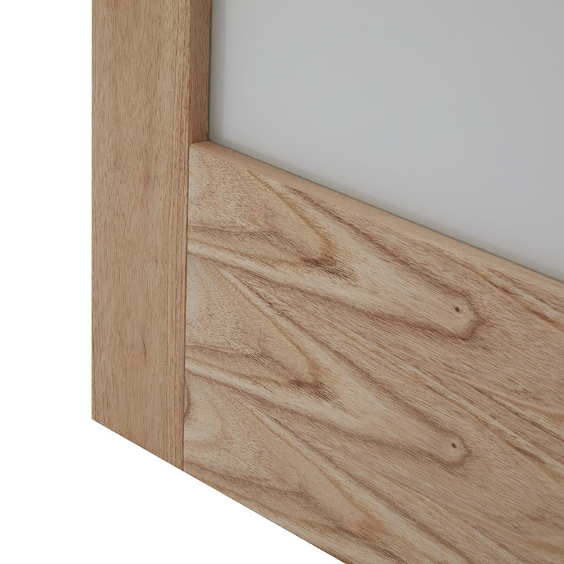 JELD-WEN MODA 1-Lite Frosted Glass Unfinished White Cedar Slab Interior ...