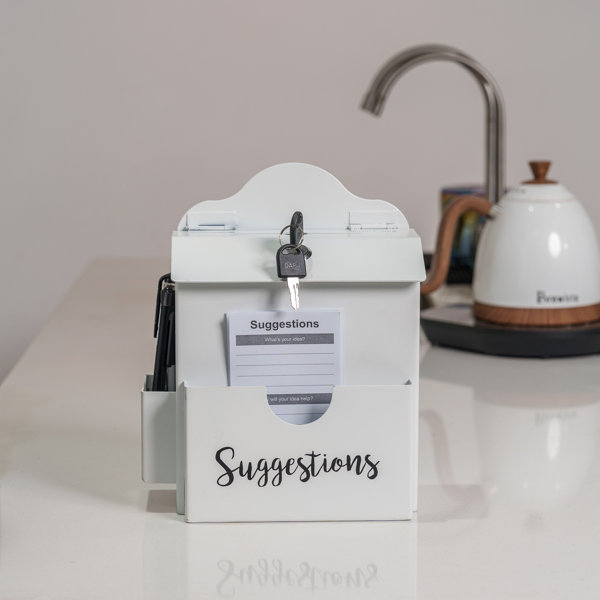 MyGift Wall Mounted Tabletop Suggestion Drop Box | Wayfair