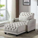 Two Arms Chaise Lounge Chairs You'll Love | Wayfair