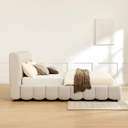 Ebern Designs Lit plateforme tapissier Satri - Wayfair Canada