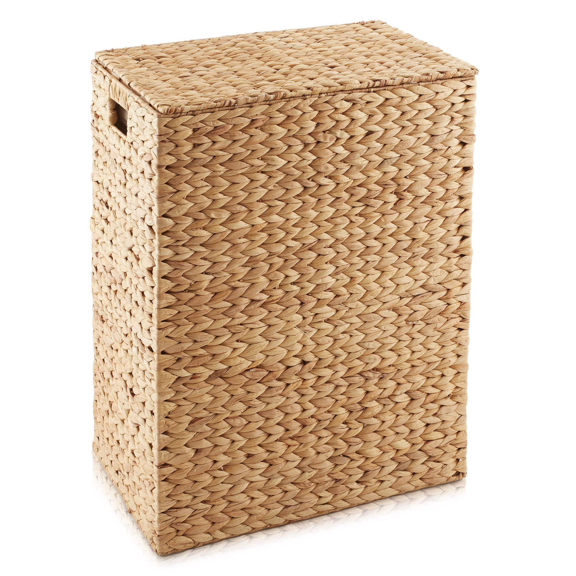 Casafield Laundry Hamper with Lid, 1-Section Rectangular Laundry Basket ...