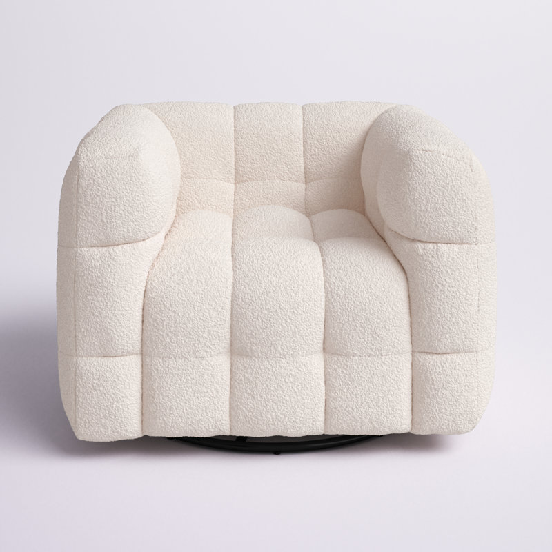 Wade Logan® Avdul Upholstered Swivel Armchair & Reviews | Wayfair