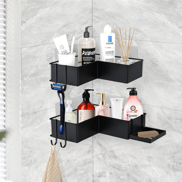 Rebrilliant Naethan Adhesive Shower Caddy | Wayfair
