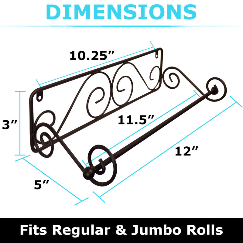 Astoria Grand Wall/Under Cabinet Mounted Paper Towel Holder "& Reviews ...