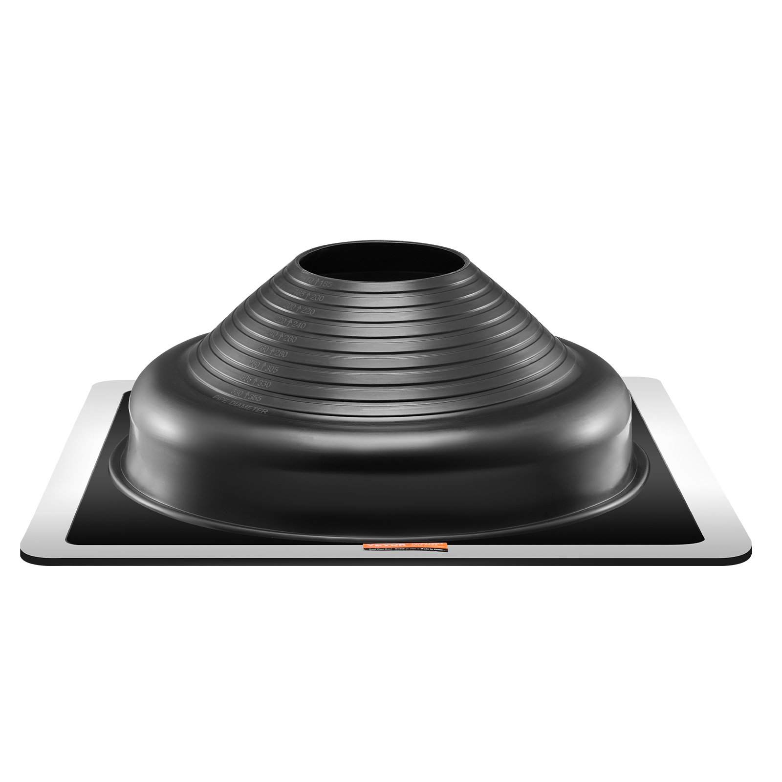 17 Stories Metal Roof Pipe Flashing Boots Fit 6-3/4" - 14" Pipe High ...