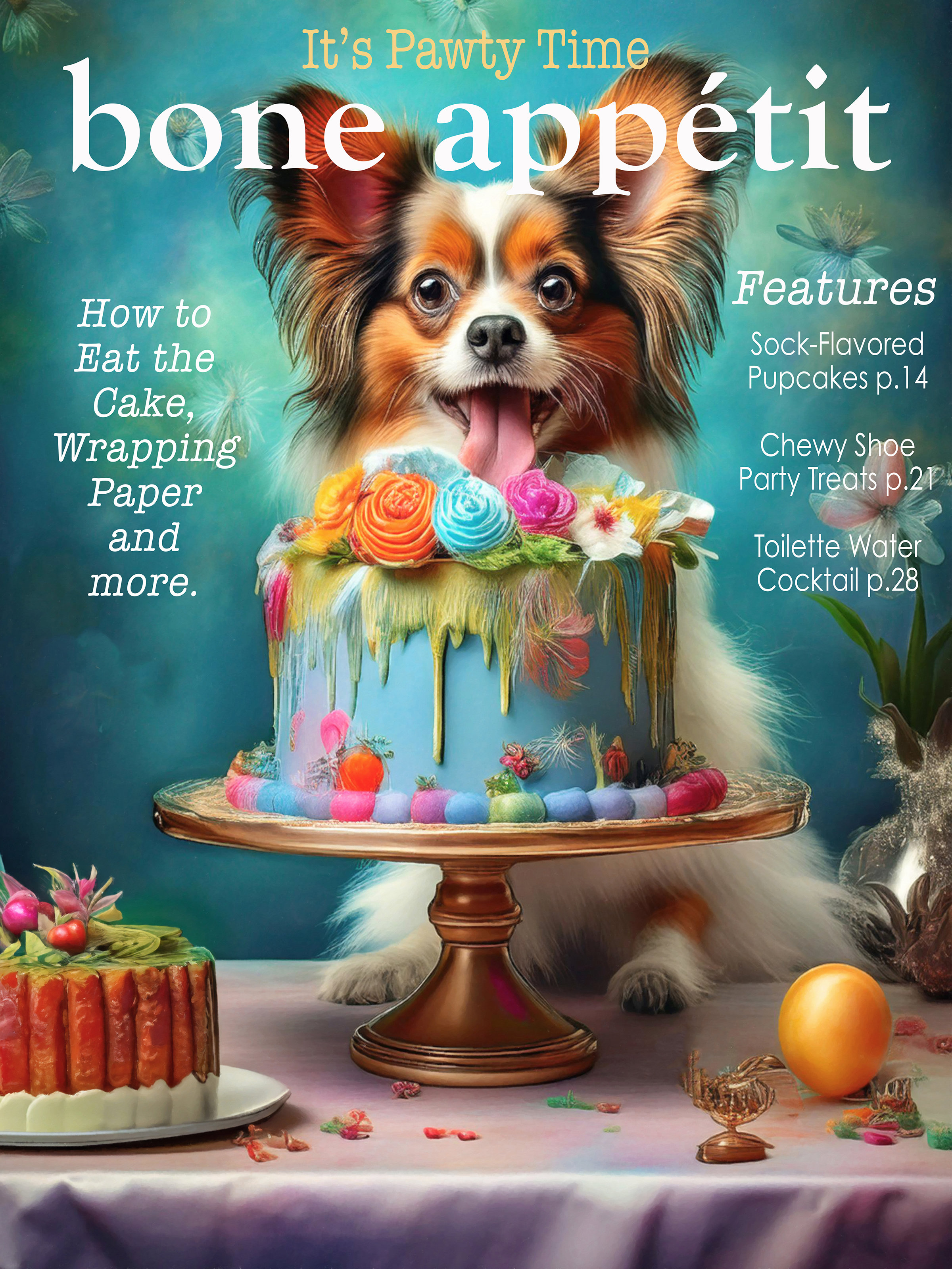 Trinx Bone Appétit Magazine Cover Parody with Papillon by Grotto ...