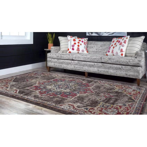 Wrought Studio Yates Oriental Indoor Rug & Reviews | Wayfair