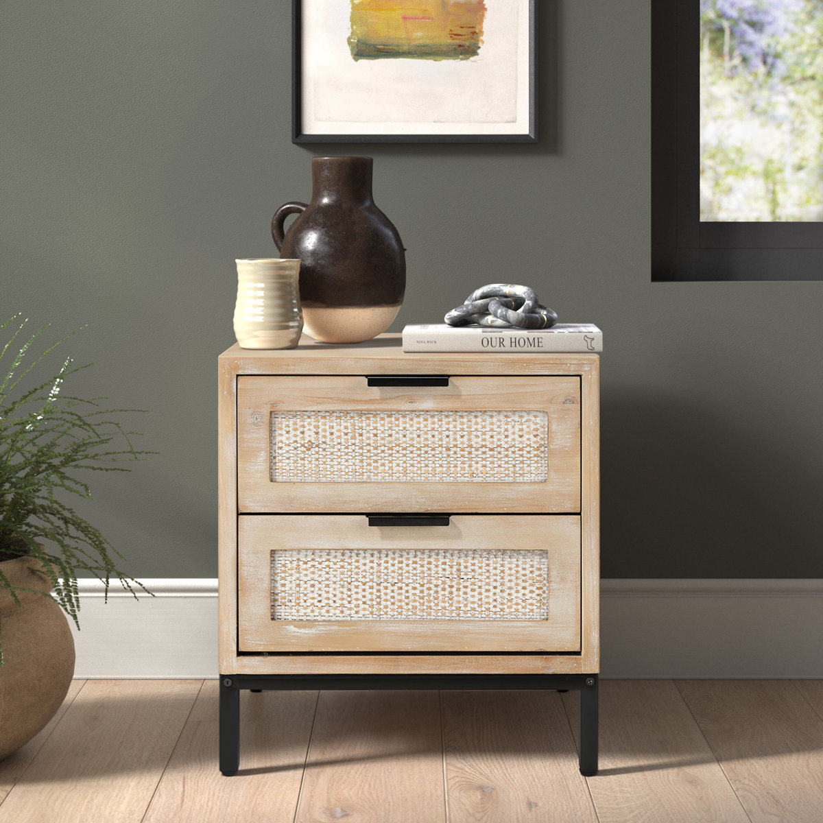 Joss & Main Mary 2 - Drawer Accent Chest & Reviews | Wayfair