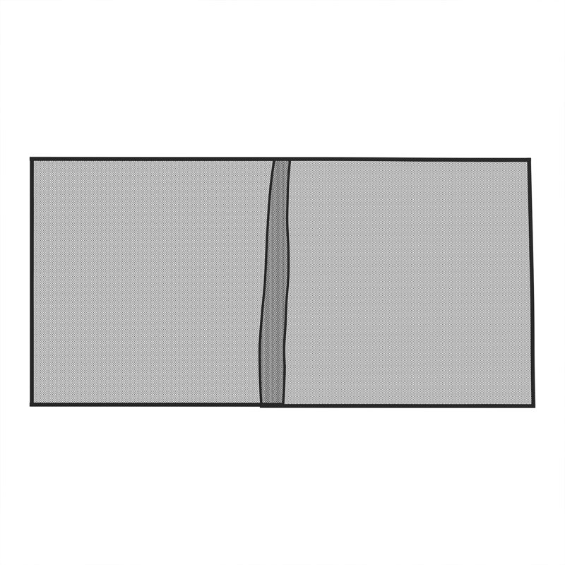 Pure Garden Magnetic Garage Screen Door- Heavy-Duty Fiberglass Mesh Net ...