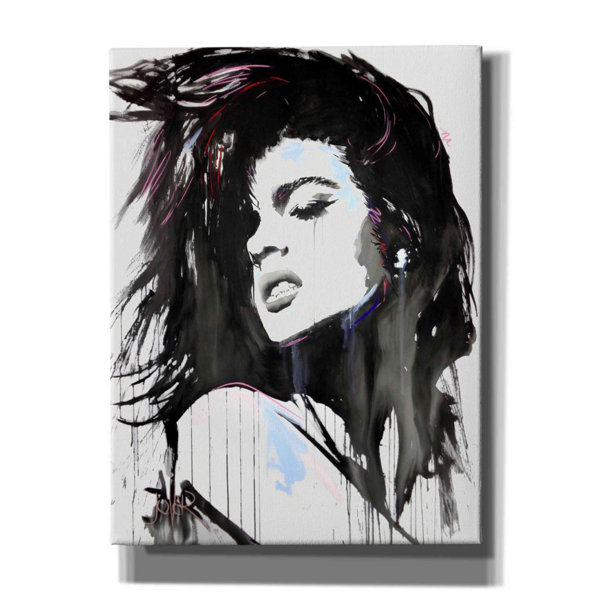 Winston Porter Epic Graffiti 'Aztec Heart' By Loui Jover, Canvas ...