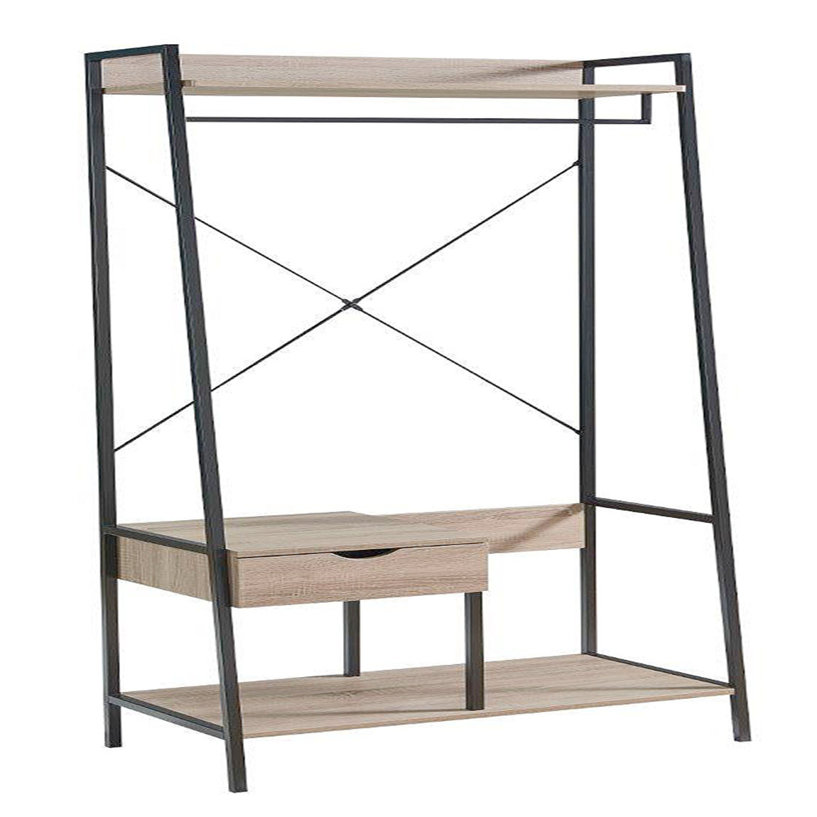 Latitude Run® Clothing Rack Clothes Storage Clothing Rack With Shelves ...