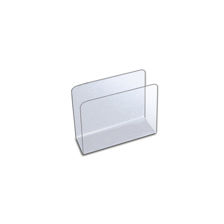 Azar Displays Clear Acrylic Desk File Holder- Small, 4-Pack | Wayfair
