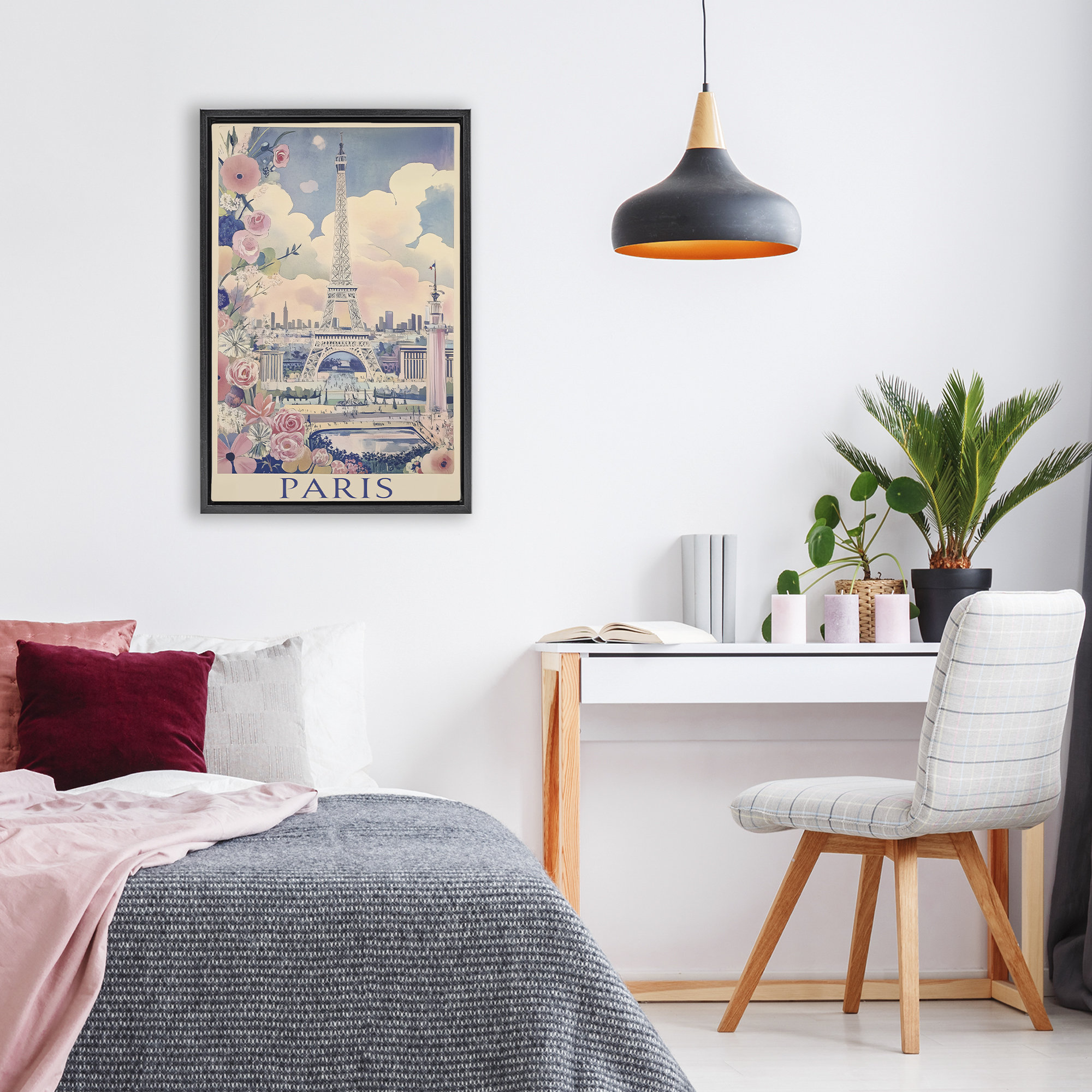 Red Barrel Studio Vintage Spring In Paris Floating Frame, design by ...
