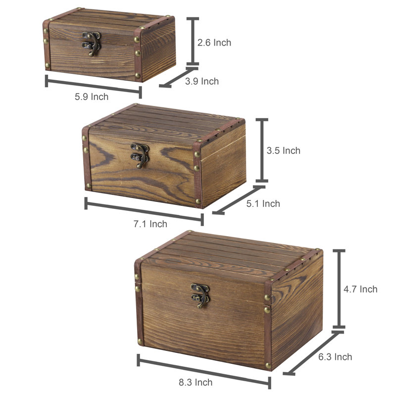 Canora Grey Decorative Solid Wood Box & Reviews | Wayfair