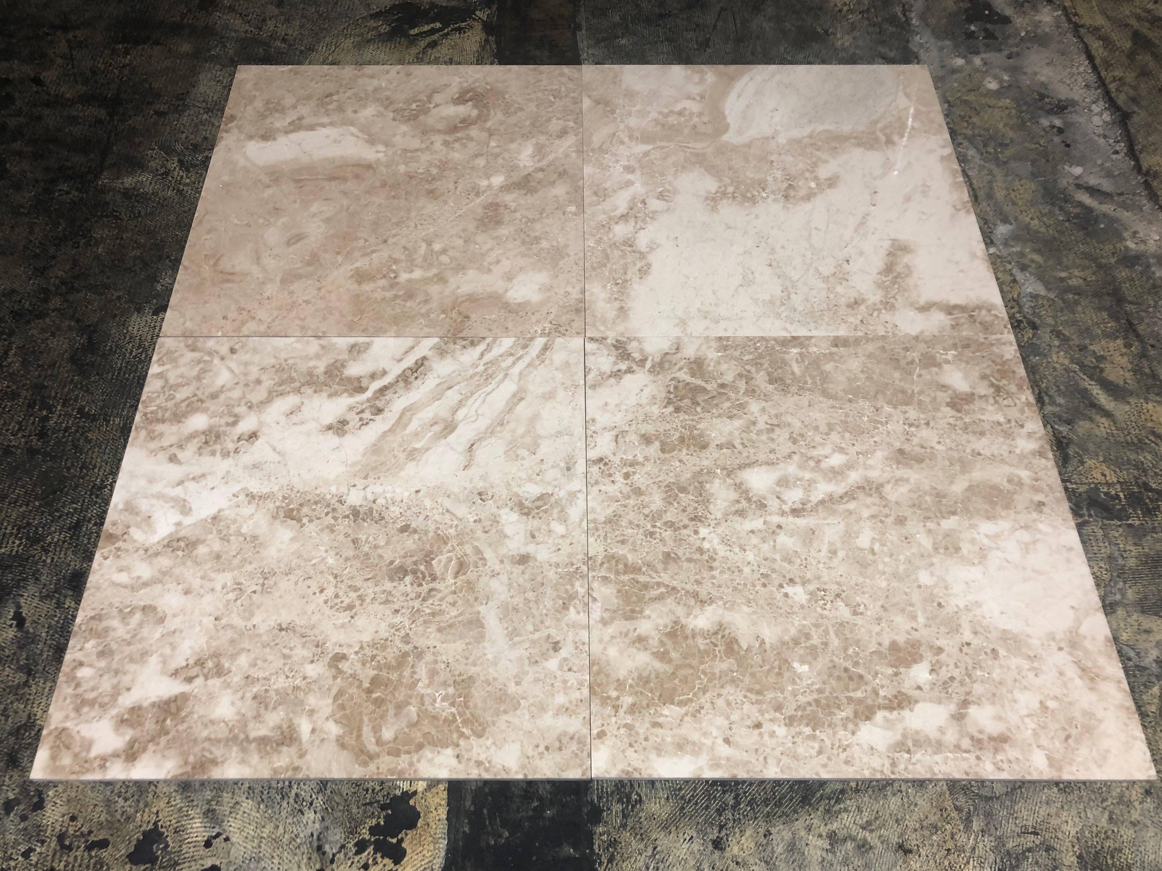 Stone & Tile Shoppe, Inc. 18" x 18" Marble Marble Look Wall & Floor ...